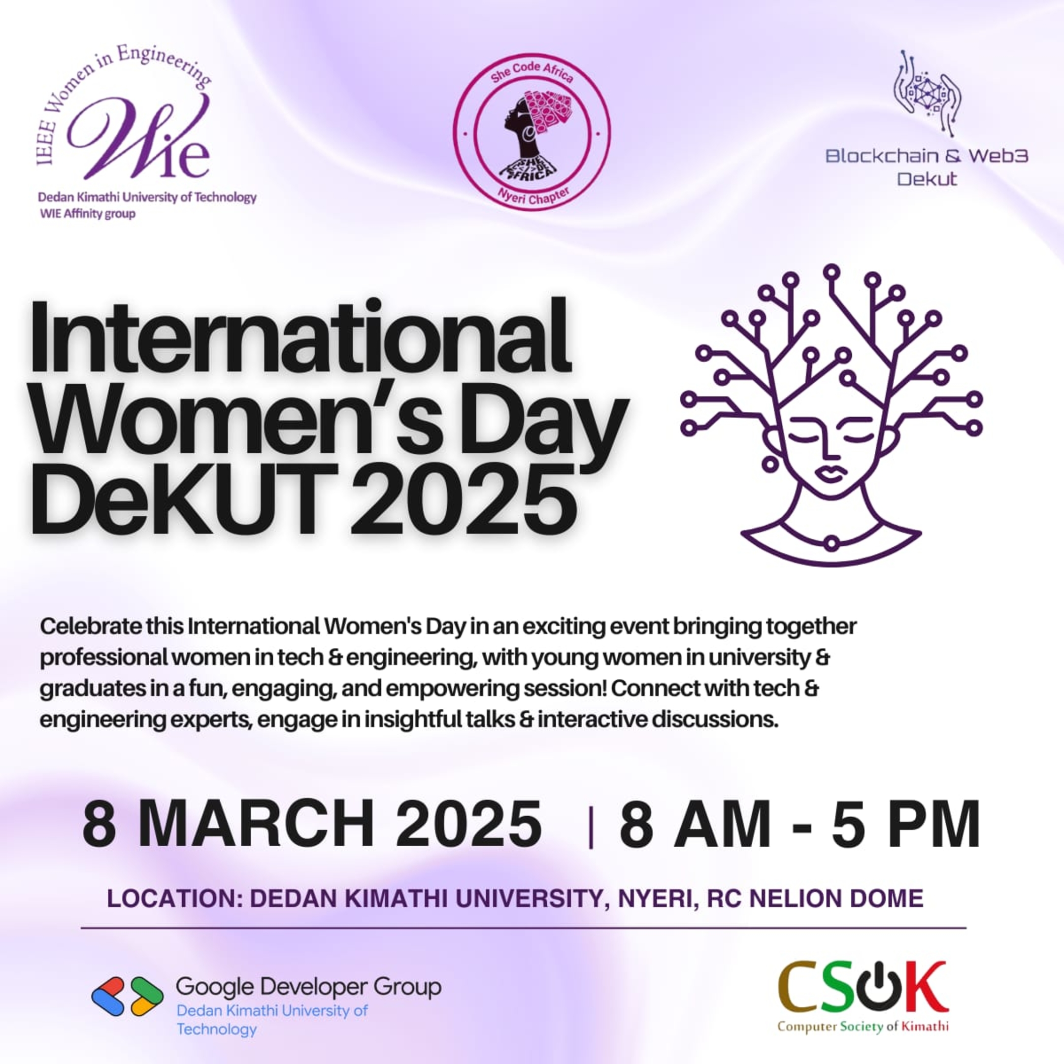 See International Women's Day Dekut 2025 at Google Developer Groups GDG on Campus Dedan Kimathi ...